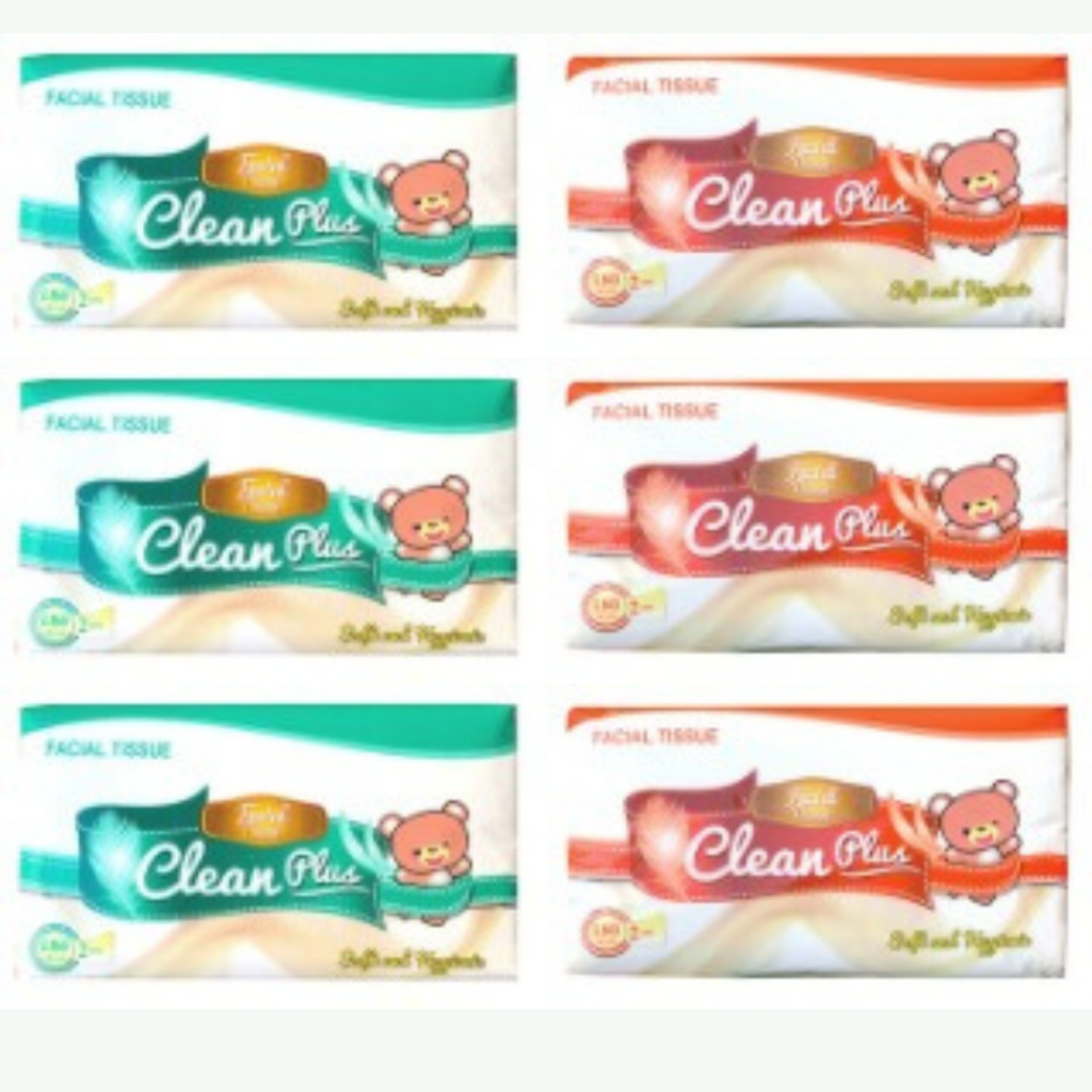 Jual Tisue Clean plus 180 Sheet 2 Ply | Shopee Indonesia