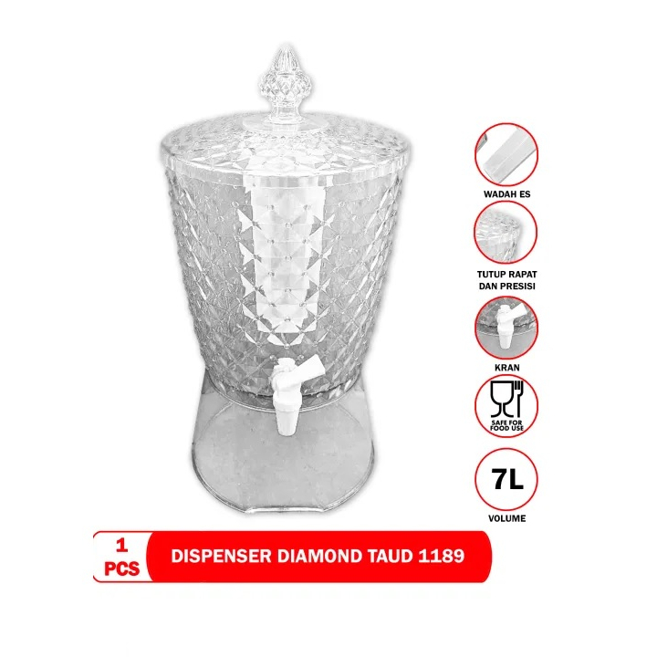 Jual Dispenser Plastik 7 Liter KDGD 3052 N Golden Sunkist Mirip ...