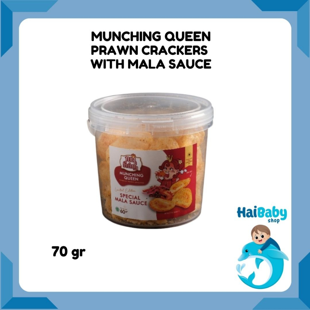 Jual Munching Queen Prawn Crackers : Special Mala Sauce | Shopee Indonesia