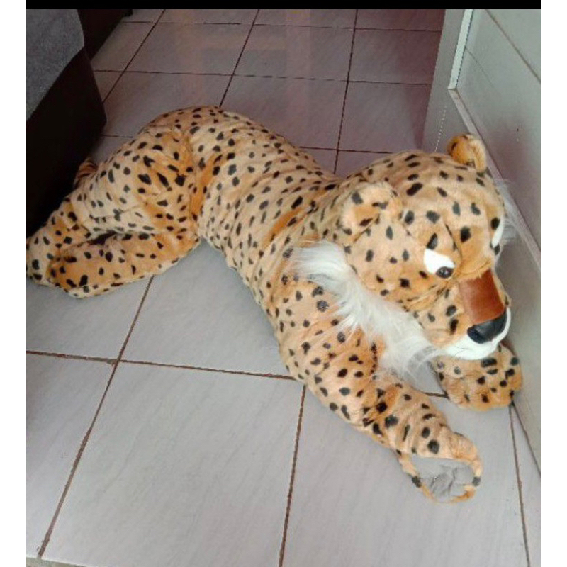 Jual BONEKA MACAN TUTUL JUMBO HARIMAU LORENG MACAN BELANG BESAR 1METER ...