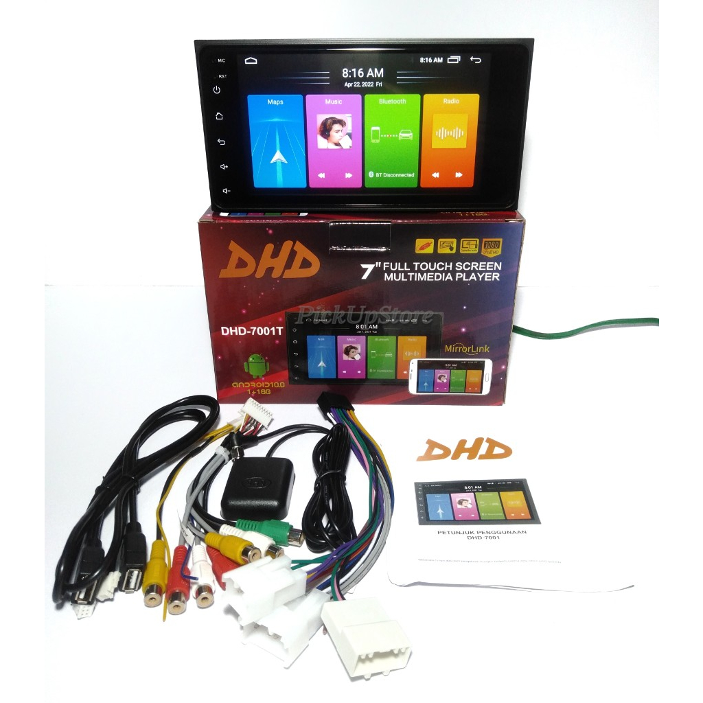 Jual Head Unit ANDROID 7 inch DHD 7001 T PLUG N PLAY UNTUK TOYOTA ...