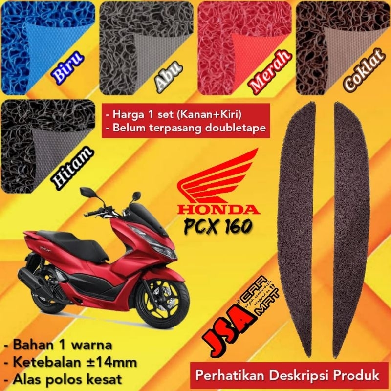 Jual Karpet Mie Alas Pijakan kaki footstep Motor New Honda PCX 160 ...