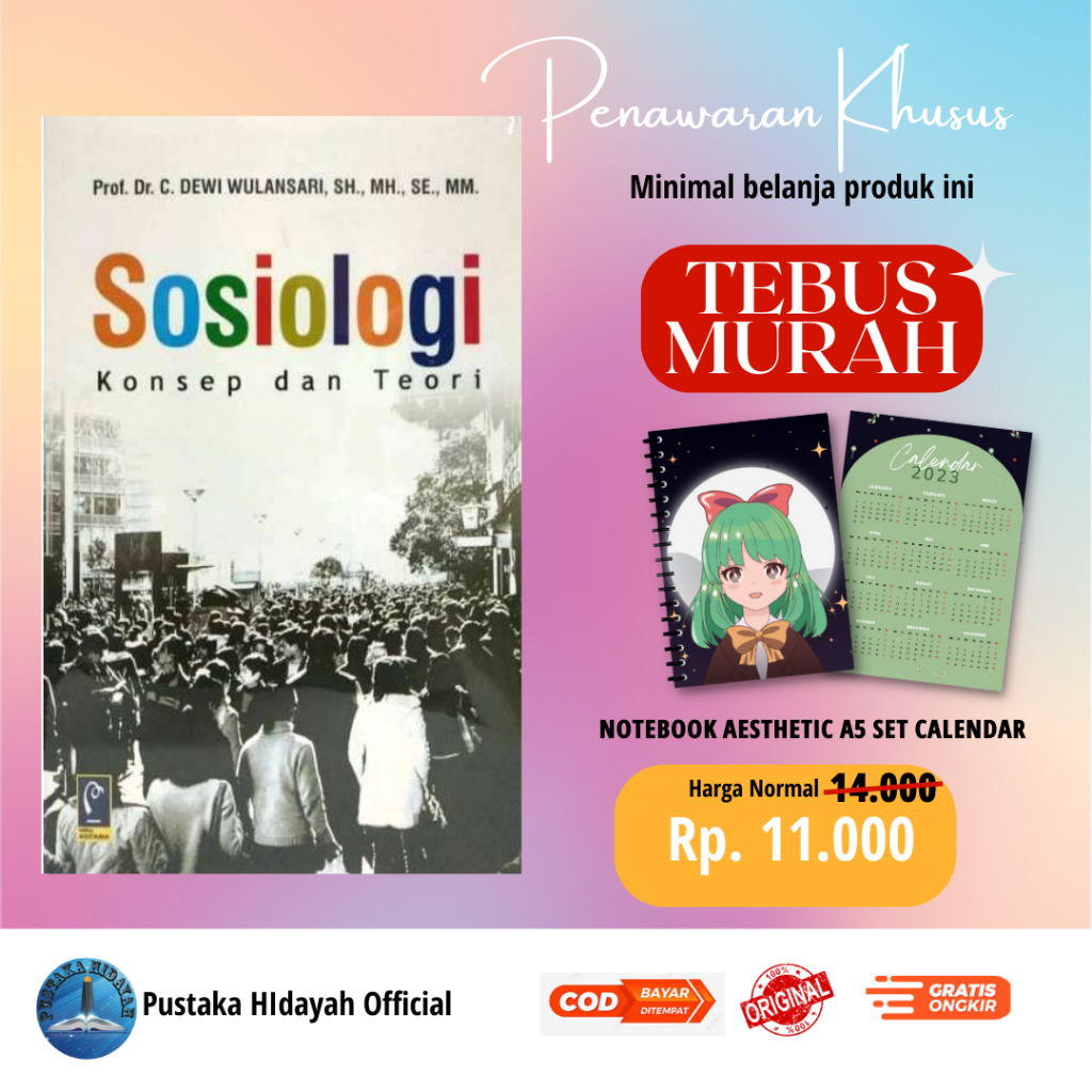 Jual Buku Sosiologi Konsep dan Teori - Dewi Wulansari | Buku Sosial ...
