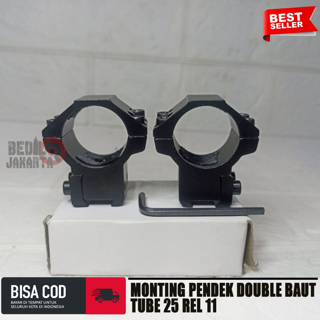 Jual MOUNTING DOUBLE BAUT MOUNTING OD 25 PENDEK MOUNTING REL 11 MM ...