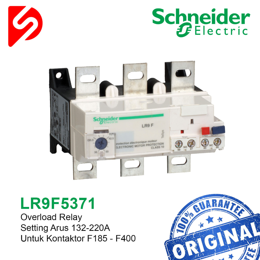 Jual Thermal Overload Relay LR9F5371 132-220A Termal Kontaktor ...