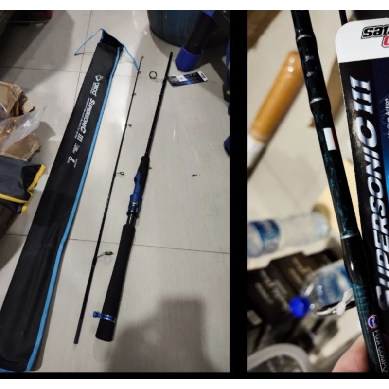 Jual joran daido super Sonic III 150 165 180 cm joran carbon supersonic ...