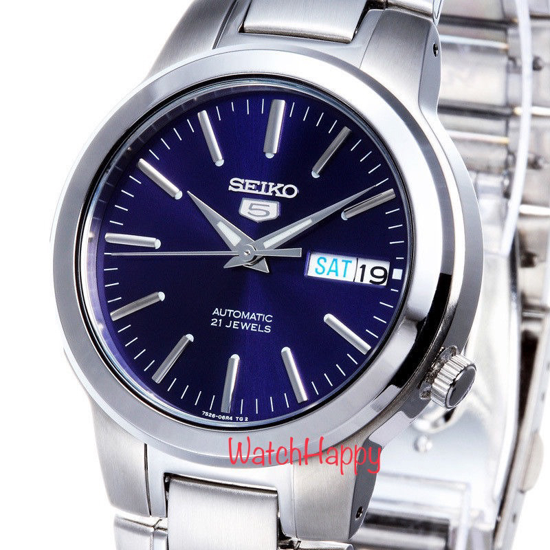 Jual Watchhappy Seiko SNKA05K1 Men Watch Automatic Day Date Blue Dial ...