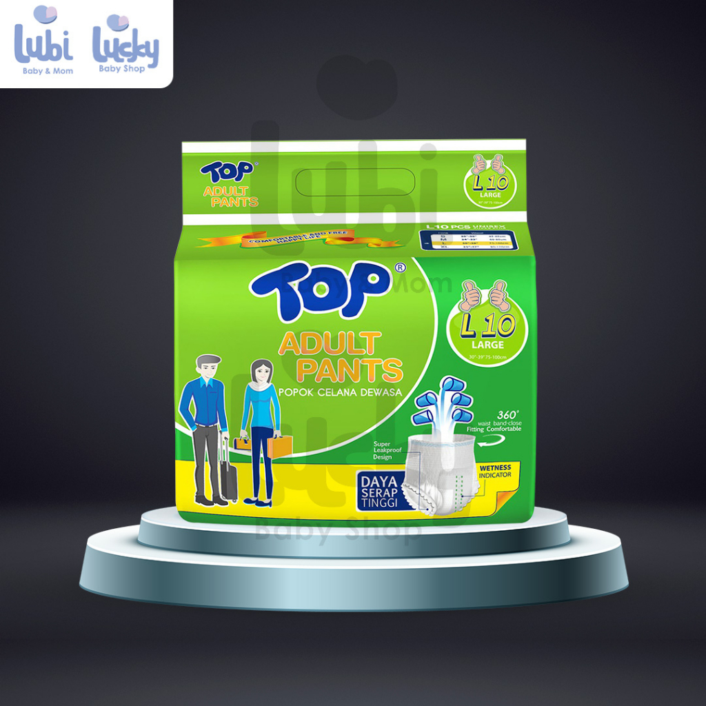 Jual TOP ADULT PANTS SIZE L 10 / Popok Celana Dewasa | Shopee Indonesia