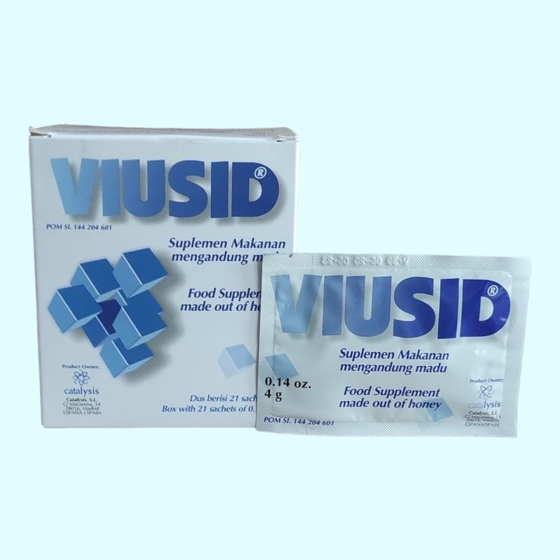 Jual VIUSID SACHET BOX / OBAT IMUN / ANTI VIRUS ORIGINAL 100% | Shopee ...