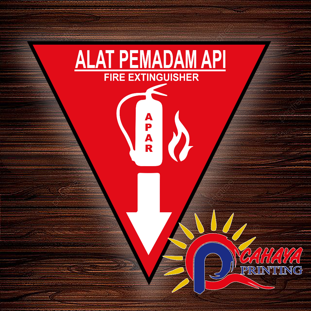 Jual SIGN STIKER SAFETY RAMBU K3 APAR Label Sticker Segitiga | Shopee ...