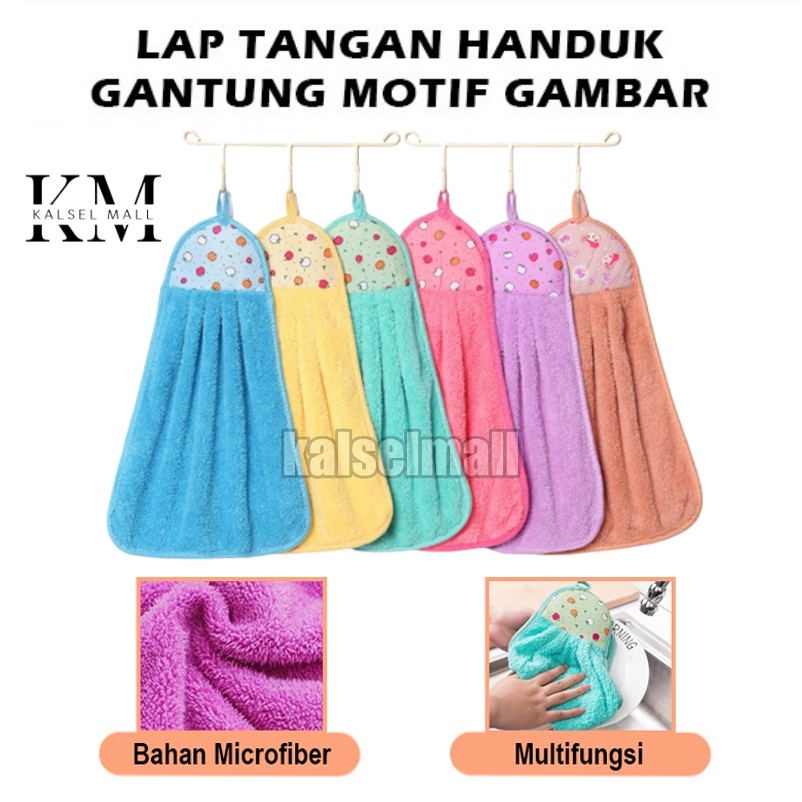 Jual Kain Lap Serbet Tangan Berbagai Motif Hand Towel Handuk Gantung ...