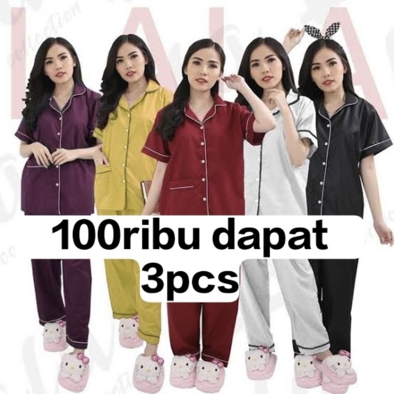 Jual Piyama Baju Tidur Wanita Kekinian Paket Hemat Dapat 3 Setel ... Jual Piyama Baju Tidur Wanita Kekinian Paket Hemat Dapat 3 Setel ...