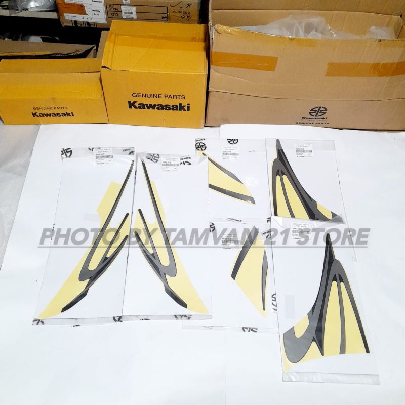 Jual STICKER STRIPING NINJA RR OLD 2010-2011 HITAM ORIGINAL KAWASAKI ...
