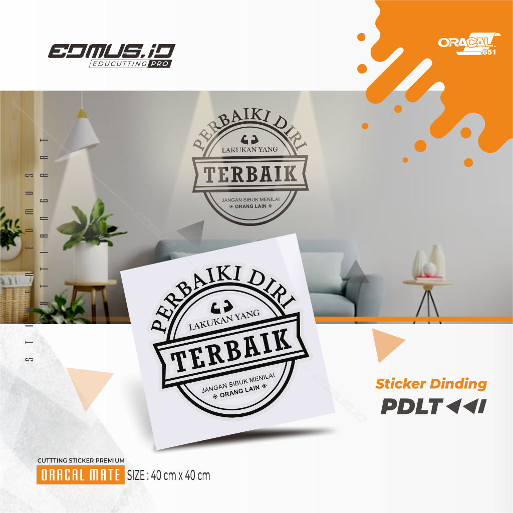 Jual Sticker Dinding PDLT - Cutting Sticker Premium - Oracal Series ...