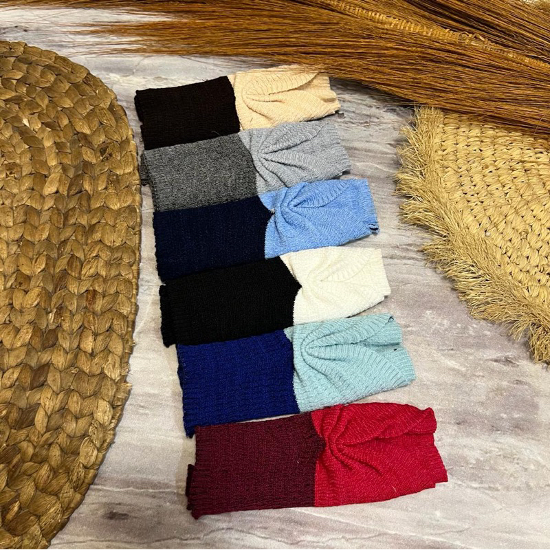 Jual 𝐇𝐢𝐣𝐚𝐛𝐧𝐚𝐡 - Ciput Bandana Kerut Risty Twotone Premium By Hijabnah ...