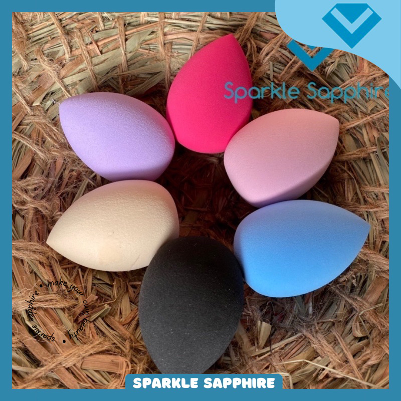 Jual SPONS TELUR PREMIUM Beauty Sponge Makeup Powder Spons Bedak Sepon ...