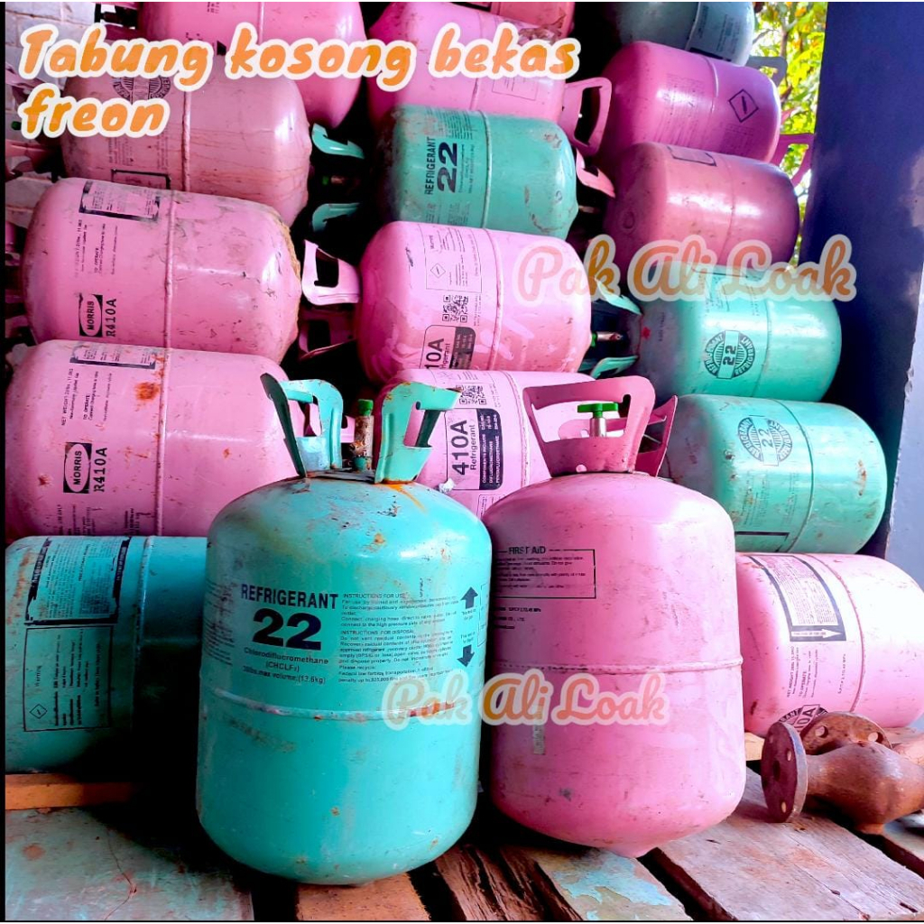 Jual tabung gas tangki angin kosong bekas tanki gas freon | Shopee ...