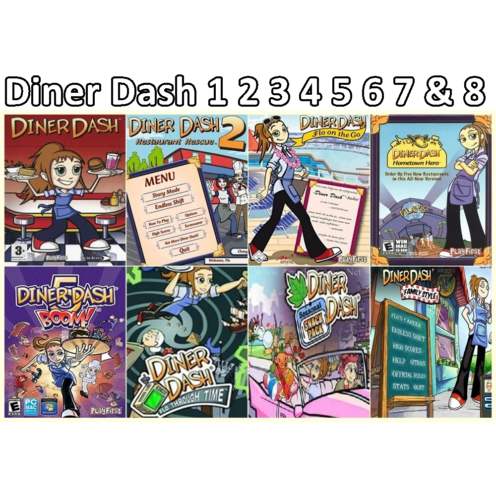 Jual Diner Dash 1 2 3 4 5 6 7 & 8 Game untuk Komputer PC Laptop KOLEKSI LENGKAP TERBARU | Shopee ...