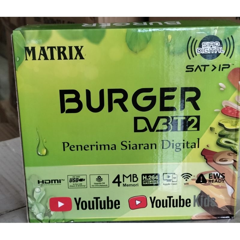 Jual STB MATRIX BURGER (SUDAH DI SETTINGKAN/DI PROGRAM) | Shopee Indonesia