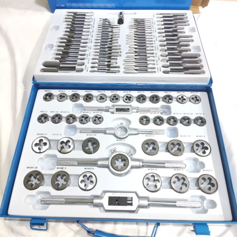 Jual Tap and die set 110pcs ( pengganti merk Krisbow m2-m18 ) | Shopee ...