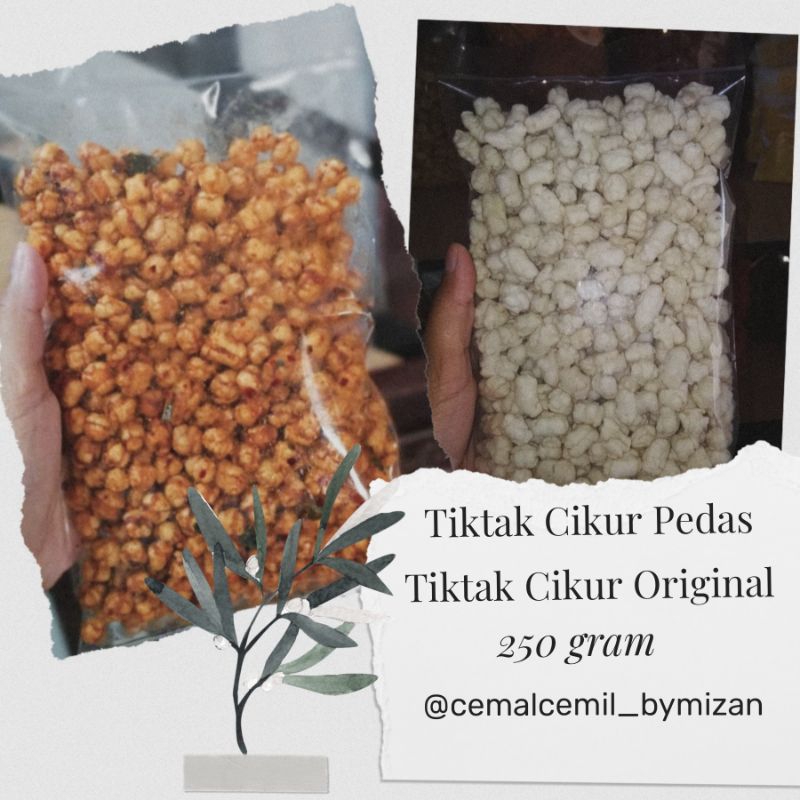 Jual Tiktak Cikur Original dan Pedas 250gr | Shopee Indonesia