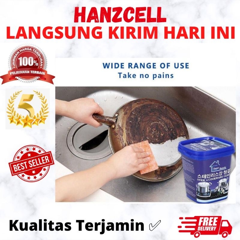 Jual Krim Penghilang Kerak Panci / Pasta Pembersih Noda Gosong Hangus ...