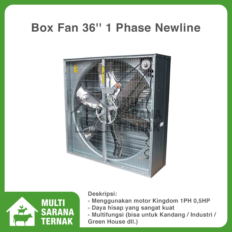 Jual Box Fan 36" Kipas Exhaust Kandang Industri Green House Kingdom 1 ...