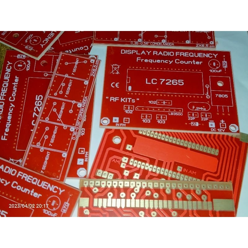 Jual PCB FREQUENCY COUNTER RADIO FM AM DISPLAY | Shopee Indonesia