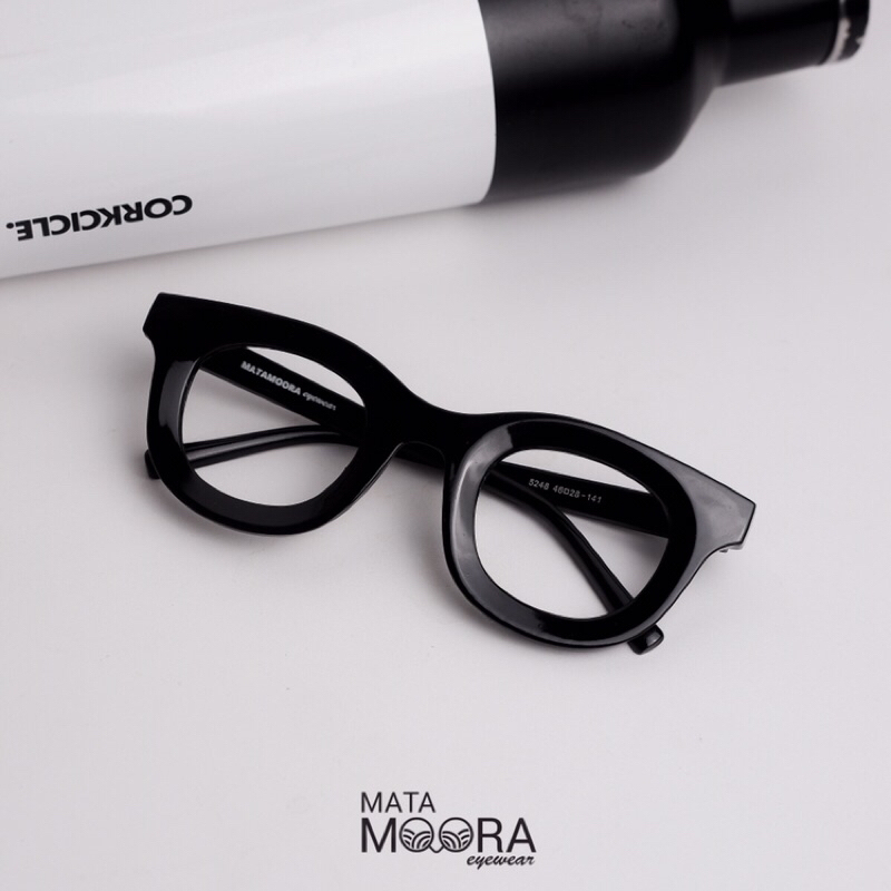 Jual Frame Kacamata Retro Tipe Boldbounce Bentuk Bulat Tebal Bahan ...