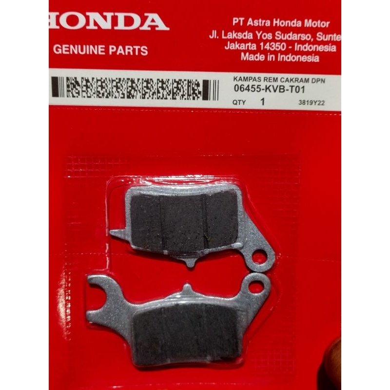 Jual KVB Dispad / kampas rem depan Beat vario scoopy | Shopee Indonesia