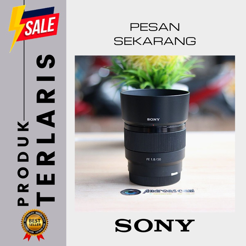 Jual LENSA FIX FE 50MM F1.8 SONY MULUS TINGGAL PAKAI | Shopee Indonesia