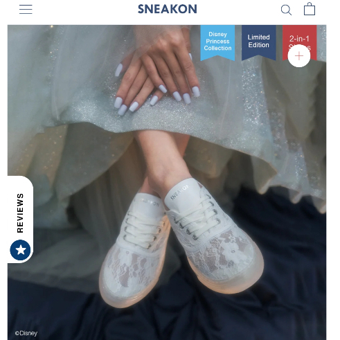 Jual SEPATU SNEAKON CINDERELLA SERIES (PO yaa silakan DM) | Shopee ...