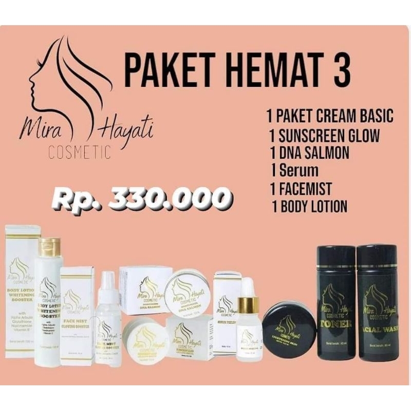 Jual Paket Hemat 3 Cream Mira Hayati Cosmetic | Shopee Indonesia