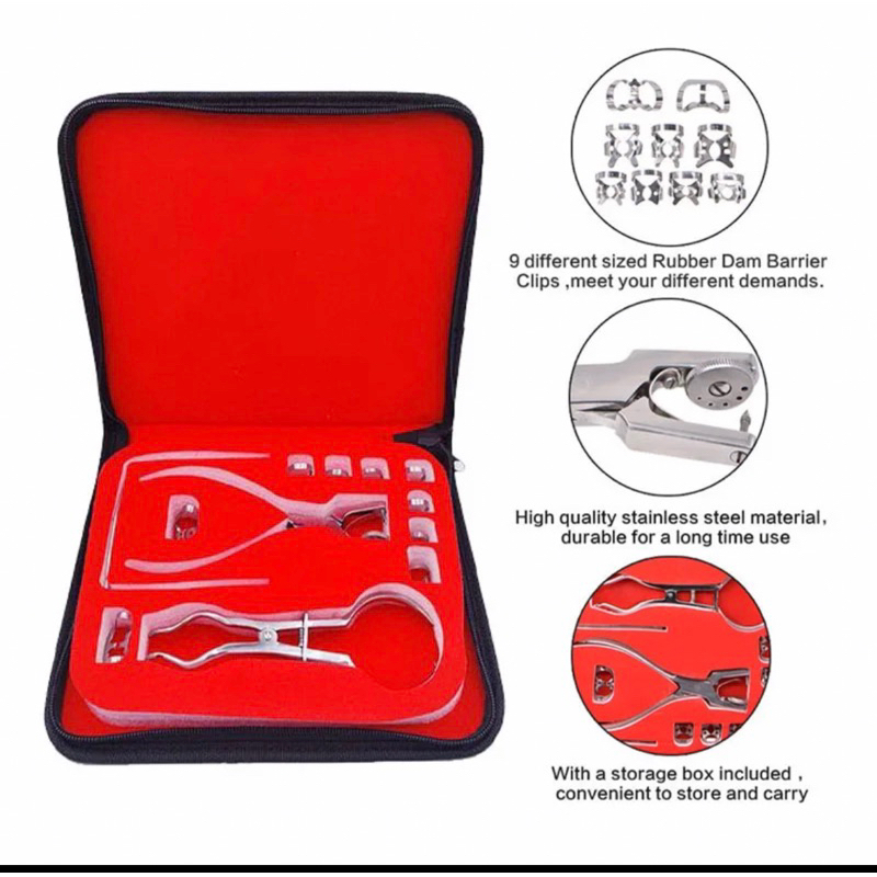 Jual Dental rubber dam kit / rubber dam set | Shopee Indonesia