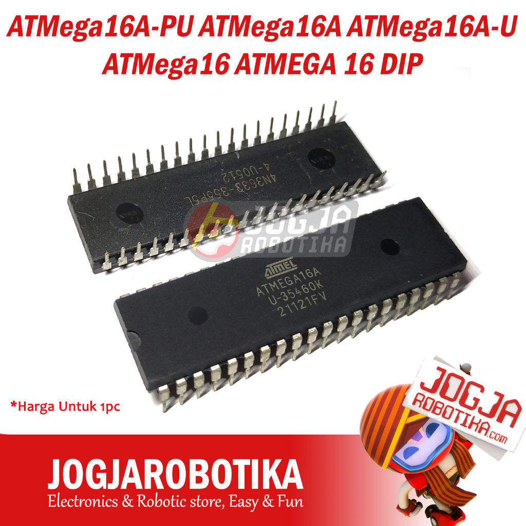 Jual ATMega16A-PU ATMega16A ATMega16A-U ATMega16 ATMEGA 16 DIP | Shopee Indonesia