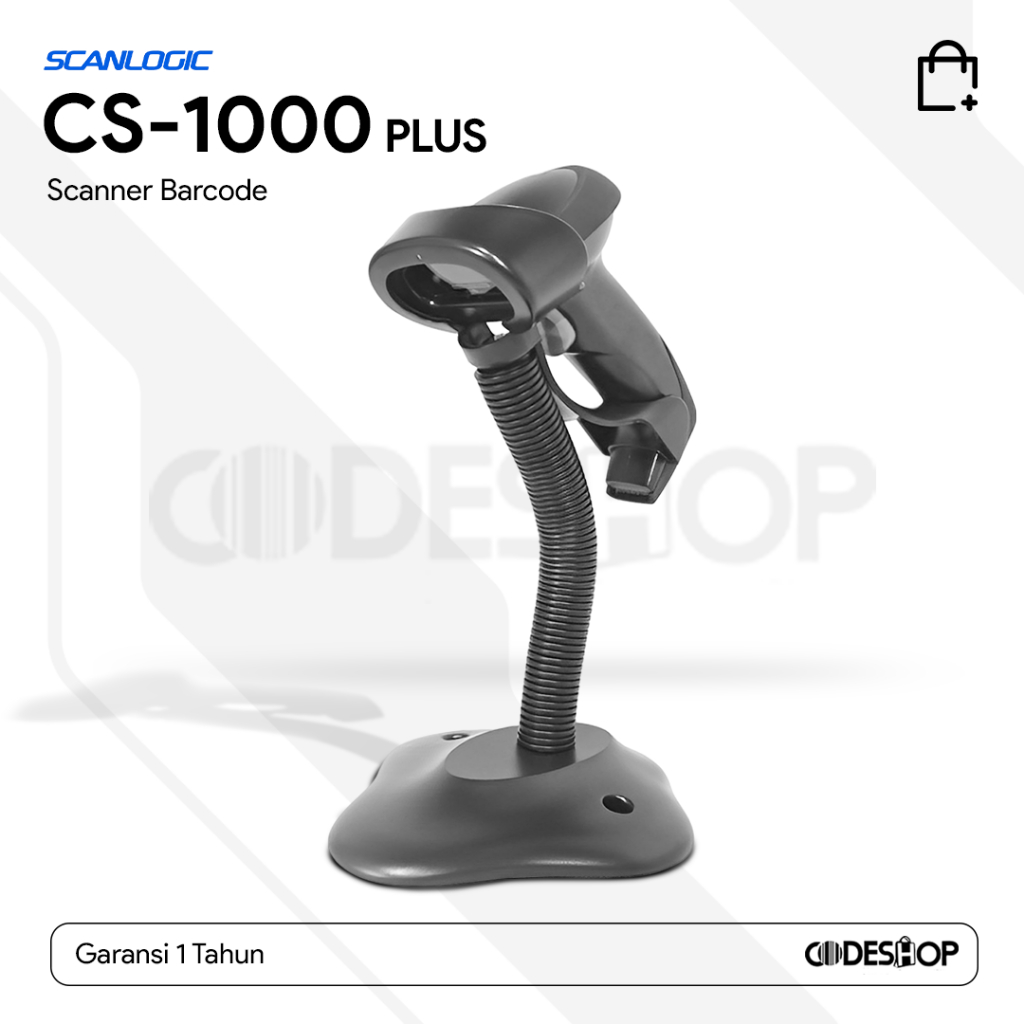 Jual BARCODE SCANNER 1D SCANLOGIC CS 1000 | TAHAN BANTING (AUTO SCAN ...