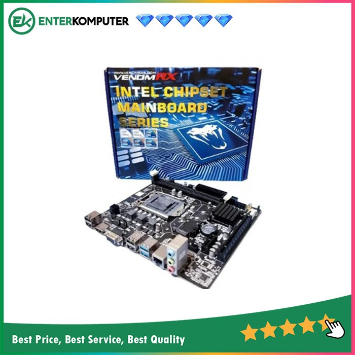 Jual VenomRX Intel H61 M.2 (LGA1155, Intel H61, DDR3) | Shopee Indonesia