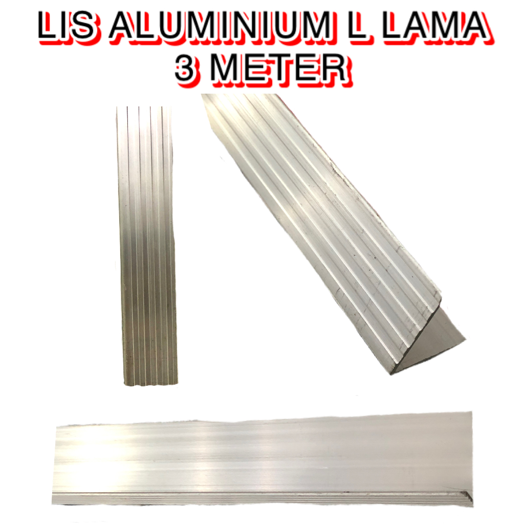 Jual LIS ALUMINIUM L LAMA 3M | Shopee Indonesia