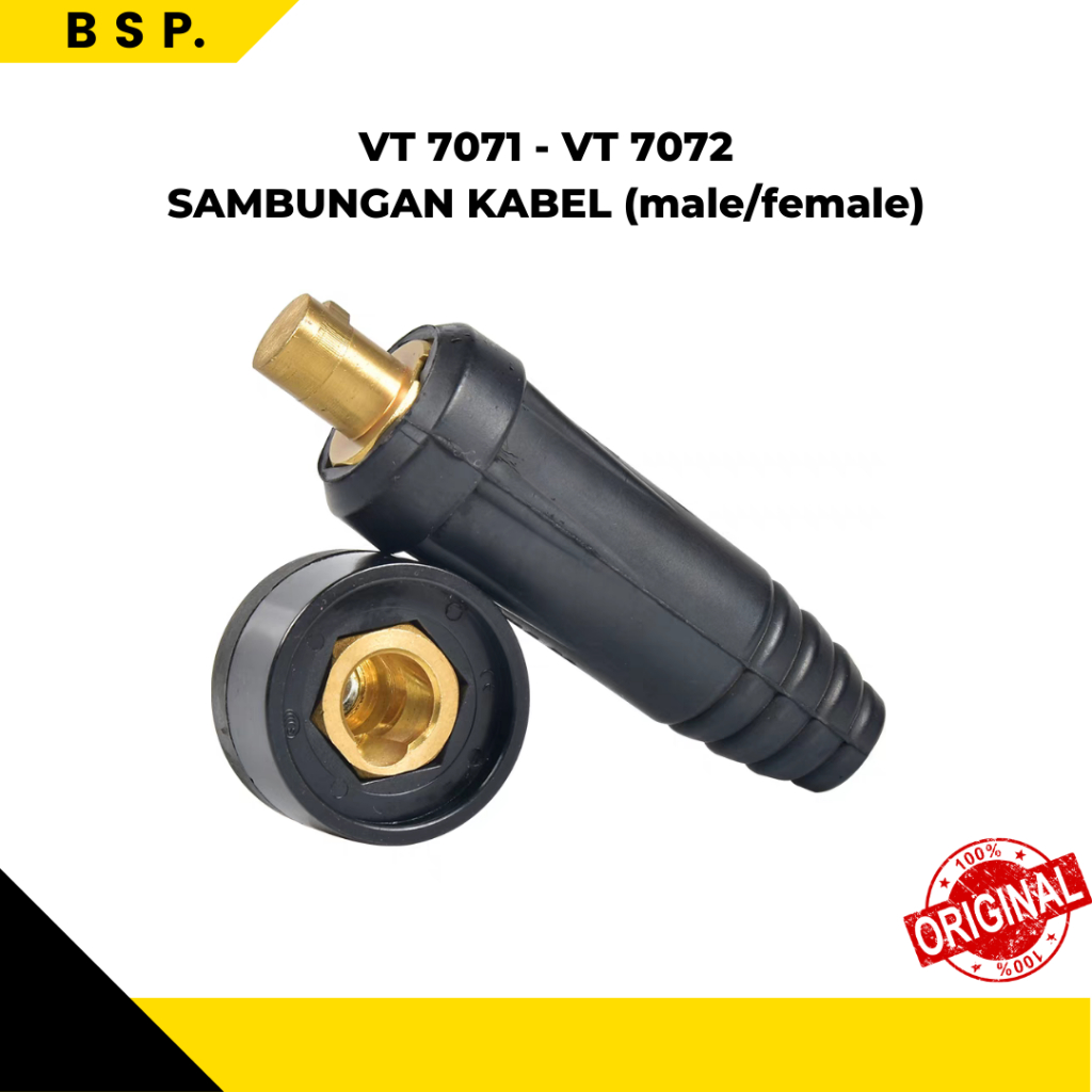 Jual Connector Kabel Las / Sambungan Kabel Las Male Female | Shopee ...