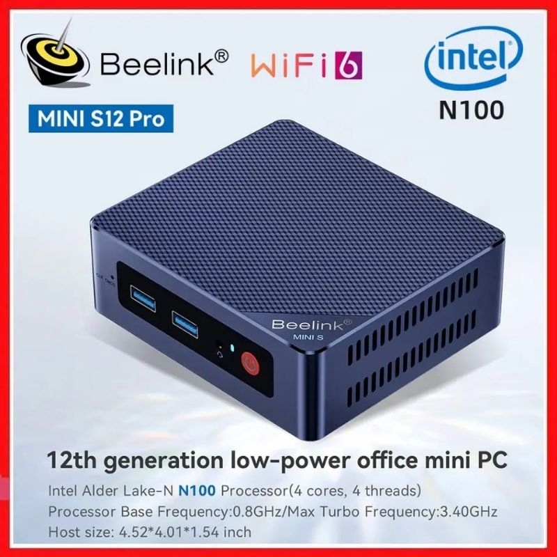 Jual Mini Pc Beelink Mini S12 Pro Intel Alder N100 12th 16/500Gb ...