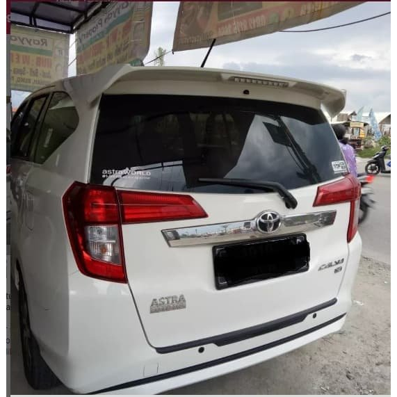 Jual SPOILER MOBIL CALYA SIGRA TRD Standar + Lampu Sayap Mobil ABU ...