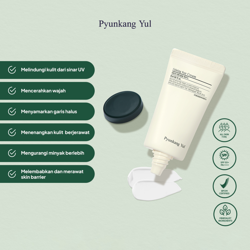 Jual PYUNKANG YUL Calming Sun Cream 50ml SPF 50+ PA++++ | Shopee Indonesia