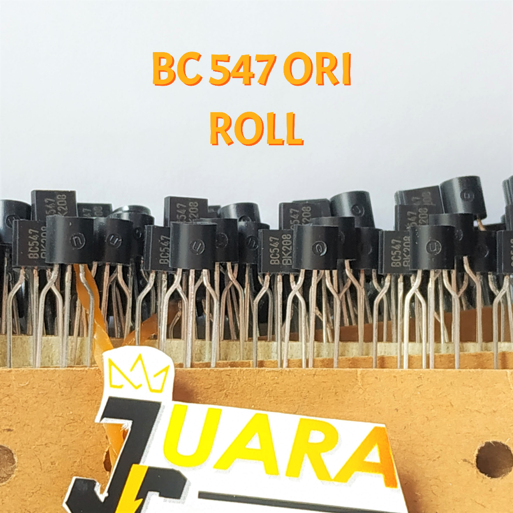 Jual (10 PCS) Transistor (TR) BC 547 ORI ROLL | BC547 ASLI ROLL ...