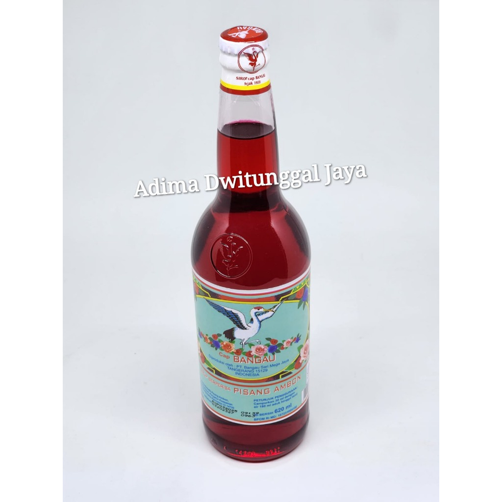 Jual Sirup Cap Bangau Rasa Pisang Ambon 620ml | Shopee Indonesia