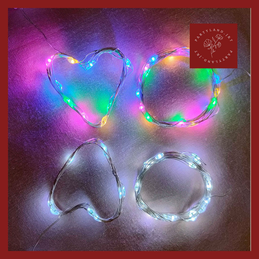 Jual (Free Battery) 1m 2m Lampu LED Lighting Lampu Hias Mini Dekorasi ...