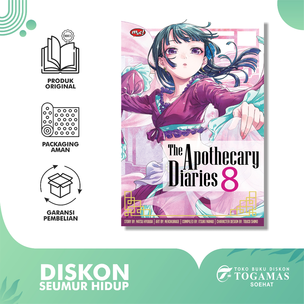 Jual The Apothecary Diaries 08 - NATSU HYUUGA / NEKOKURAGE | Shopee Indonesia