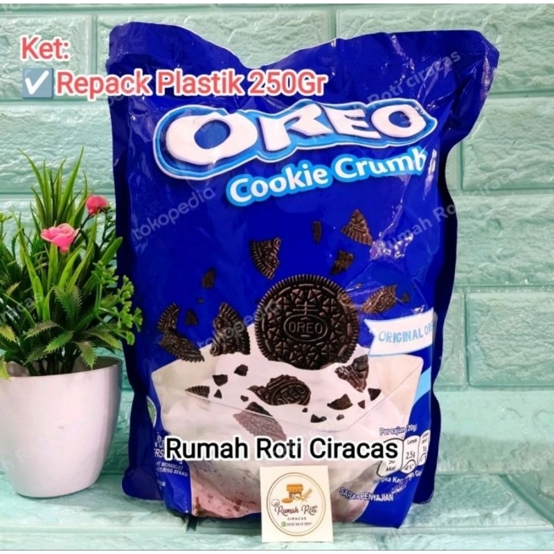 Jual OREO COOKIE 1 KG CRUMB KEMASAN PABRIK 1KG COOKIES CRUMBS KEMASAN ...