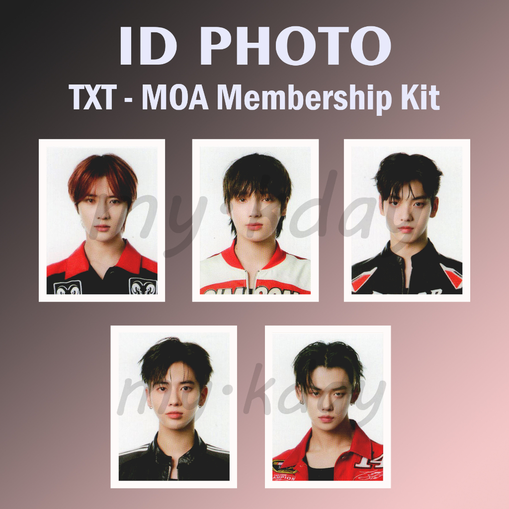 Jual ID-0009, Unofficial ID Photo TXT MOA Membership Kit | Shopee Indonesia