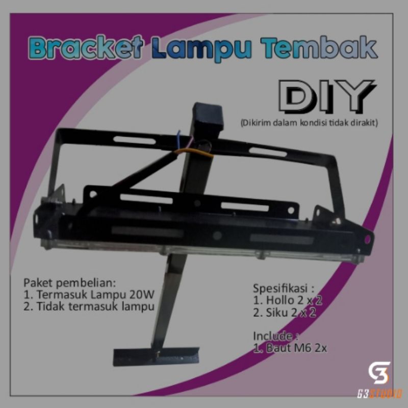 Jual Bracket Lampu/ Tiang Lampu/ Dudukan Lampu/ Stang Lampu | Shopee ...