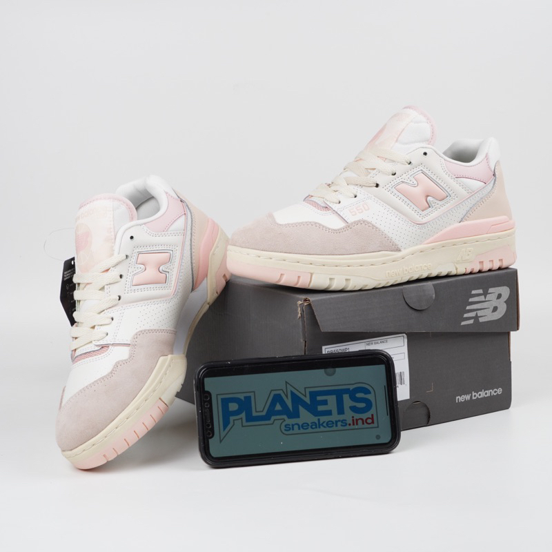 Jual Sepatu New Balance 550 White Pink Putih | Shopee Indonesia